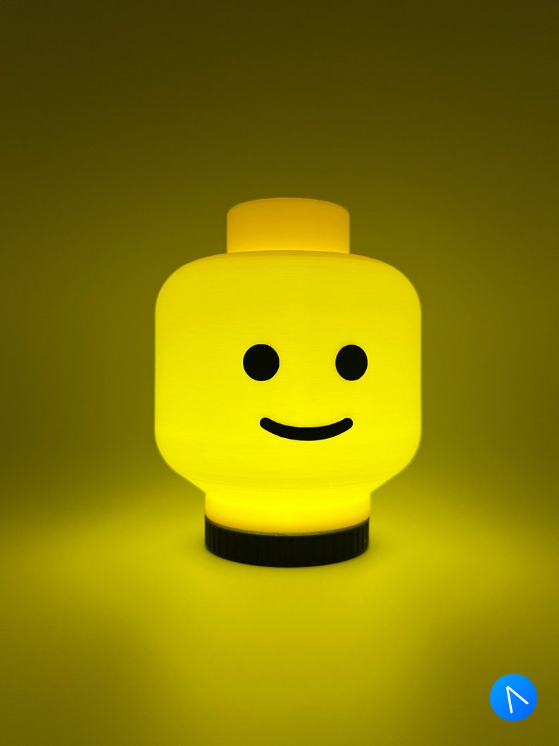 Mini Figure Head Night Light - Fun and Whimsical Bedtime Companion for ...