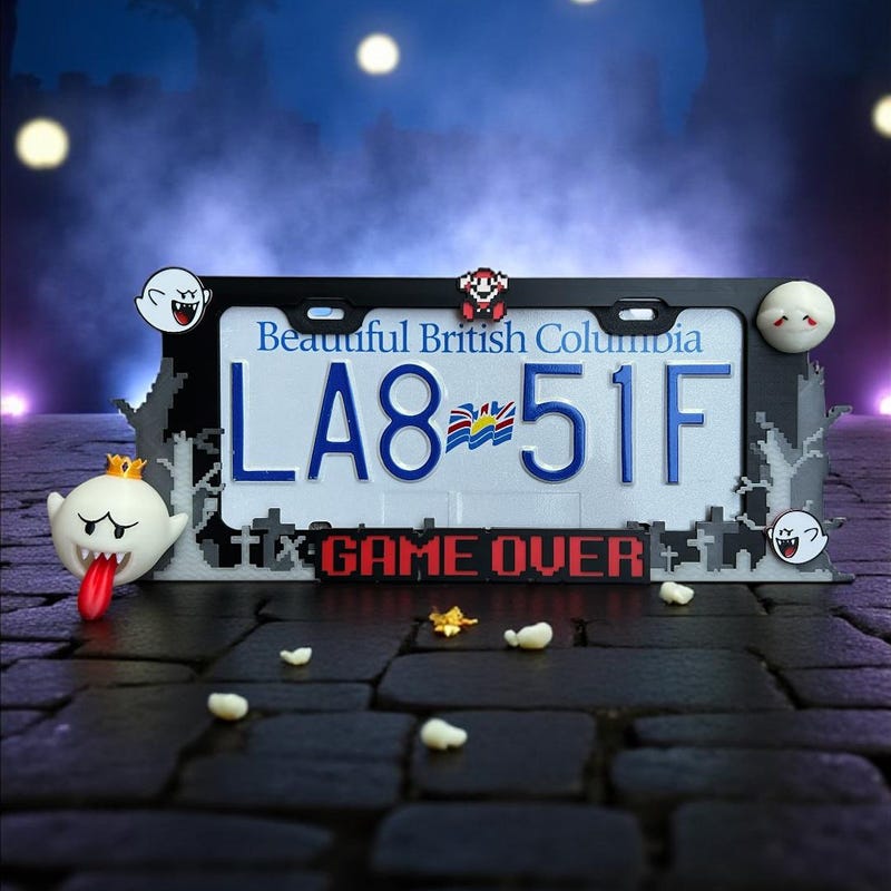 Custom License Plate Spooky - Etsy