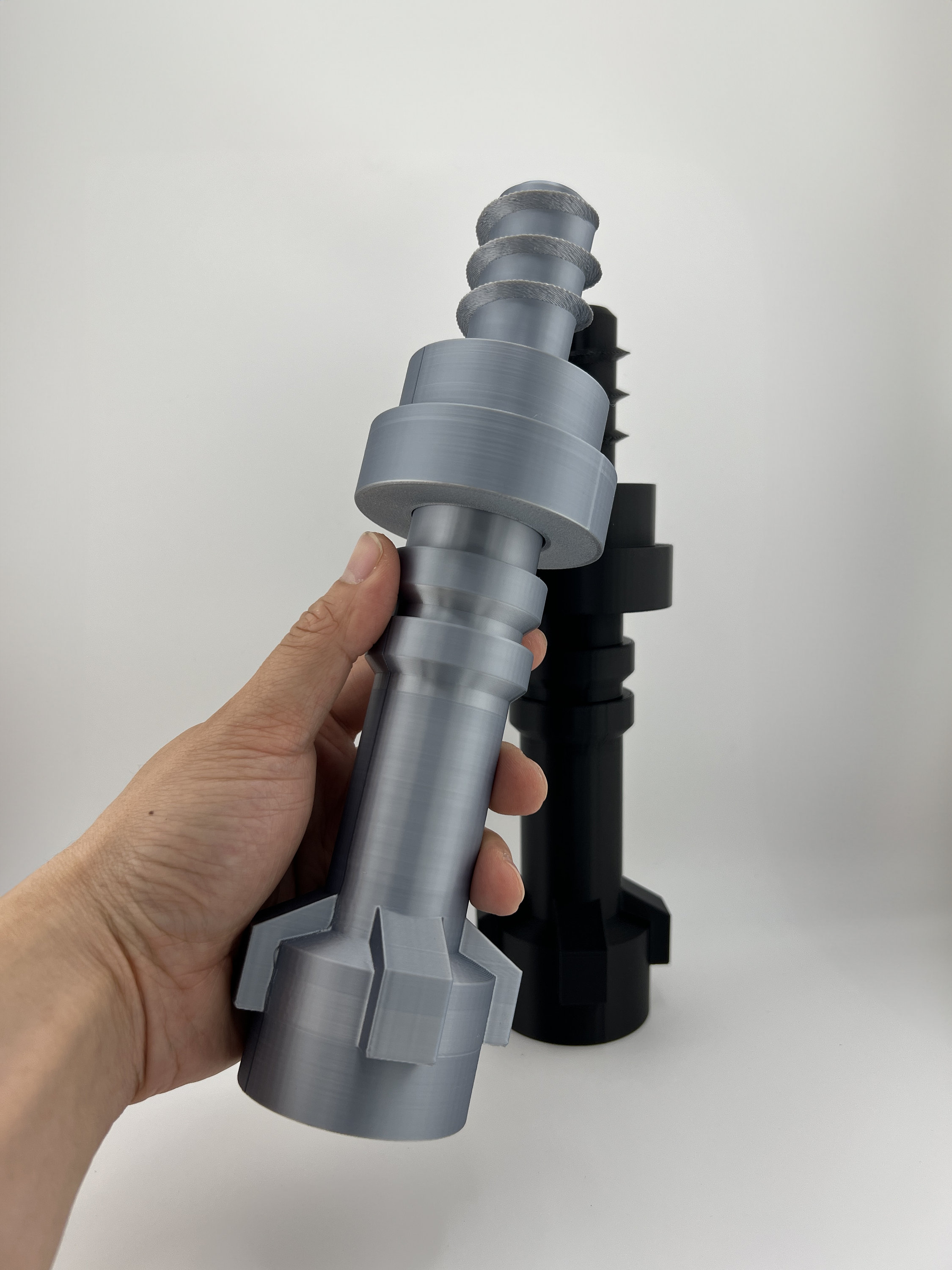3D Printed Life Size LEGO Lightsaber Handle Foam Pool Noodle Attachment ...