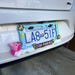 3D Printed Kirby License Plate Frame: Kawaii Car Accessory - Etsy