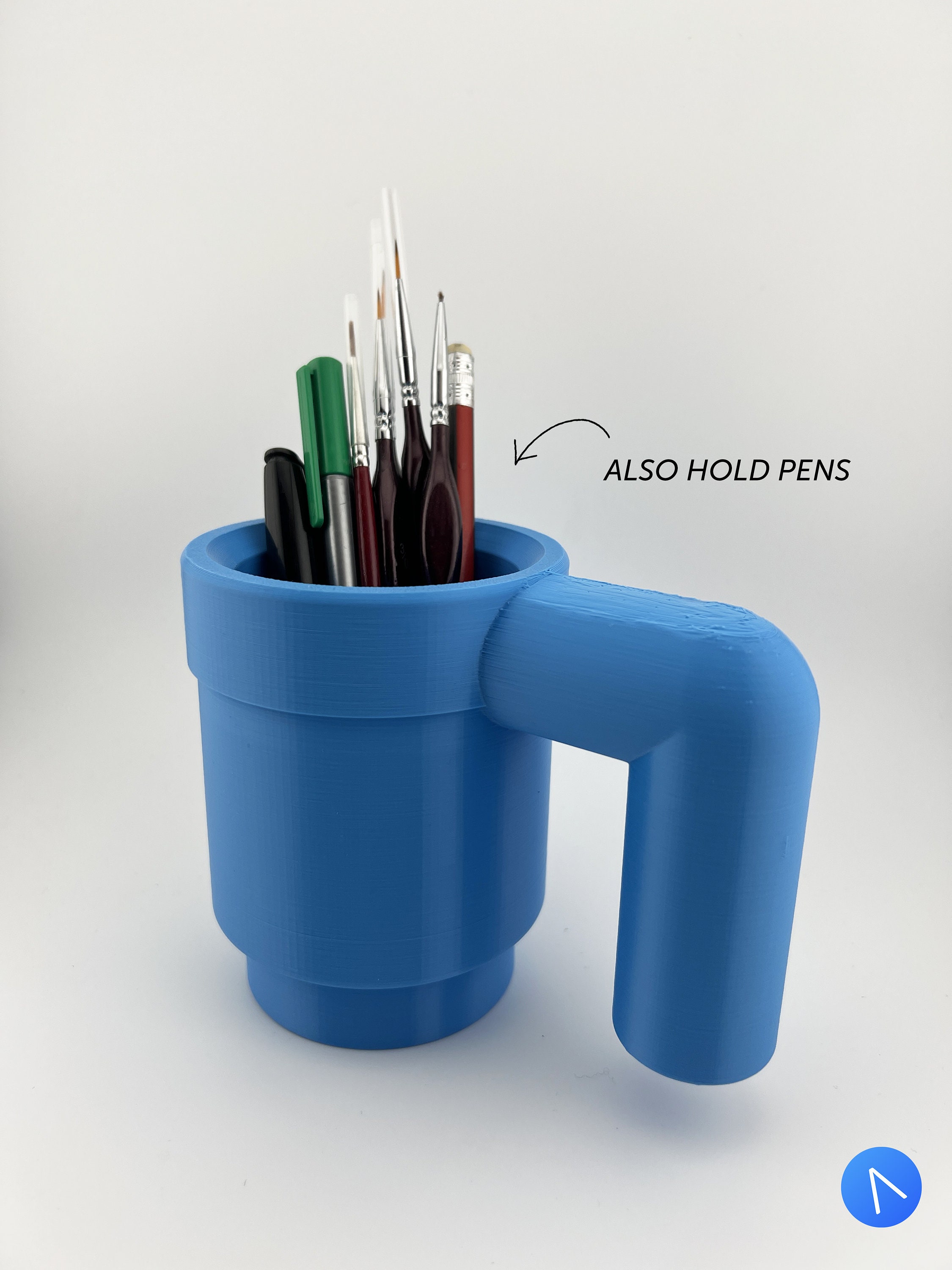 Human-sized 3D Printed LEGO Brick Cup Fun Pop Can Sleeve, Desk Decor ...