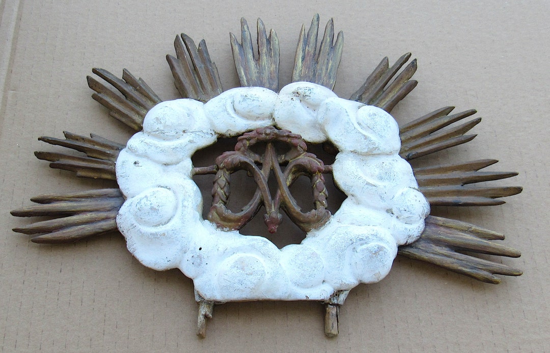 Religious Sunburst, Clouds, Altar Piece, Halo, Wood - Etsy