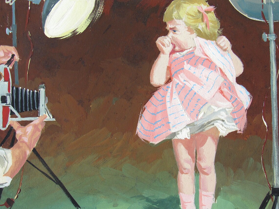 Robert Childress American Weekly Original Gouache Cover Illustration ...