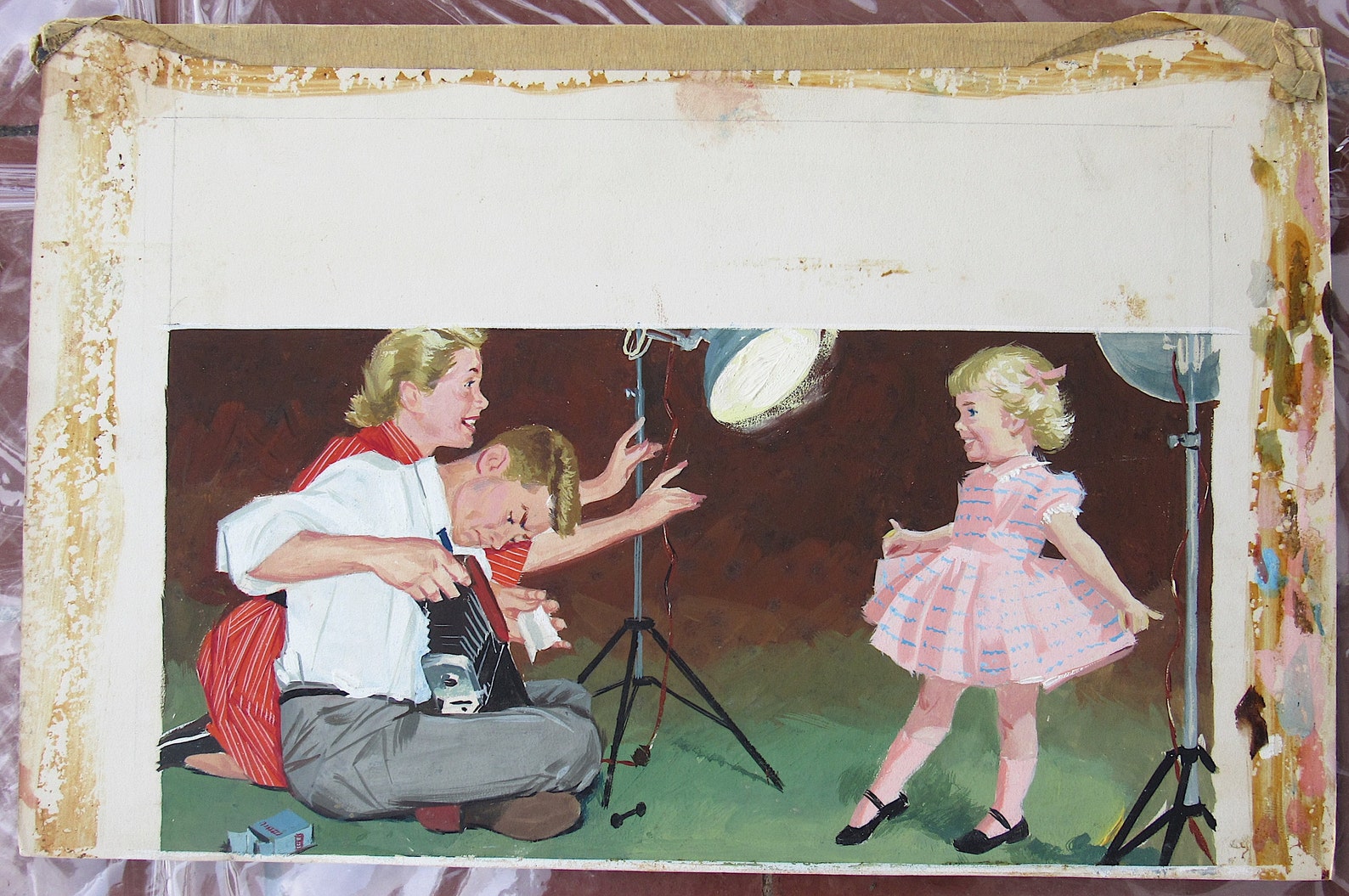 Robert Childress American Weekly Original Gouache Cover Illustration ...