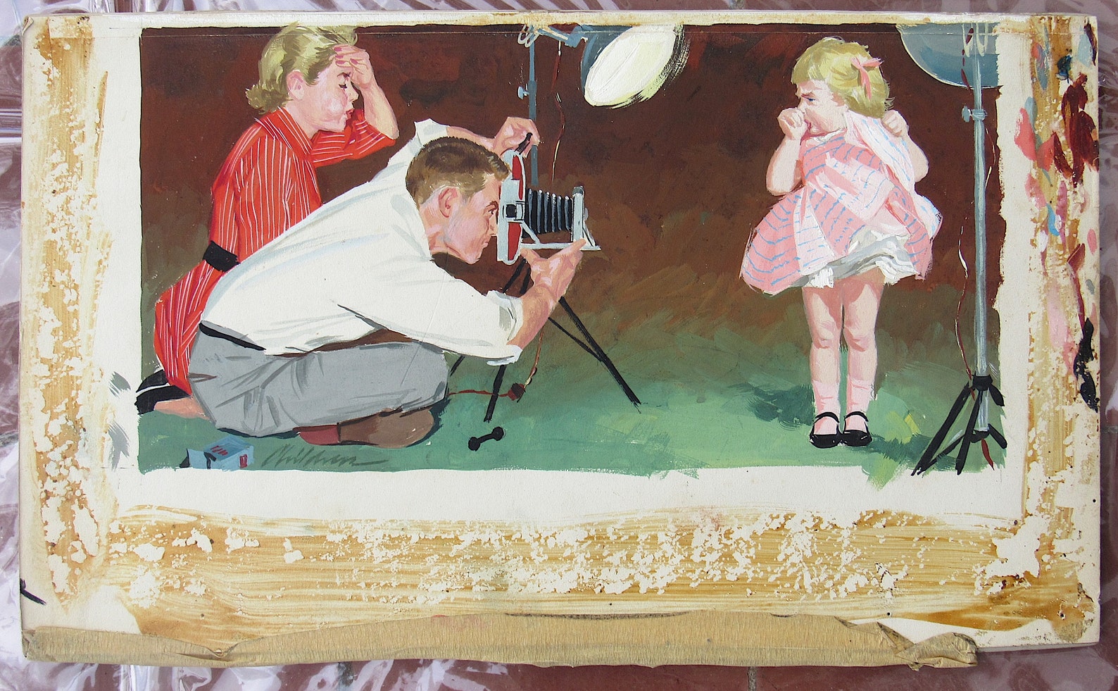 Robert Childress American Weekly Original Gouache Cover Illustration ...