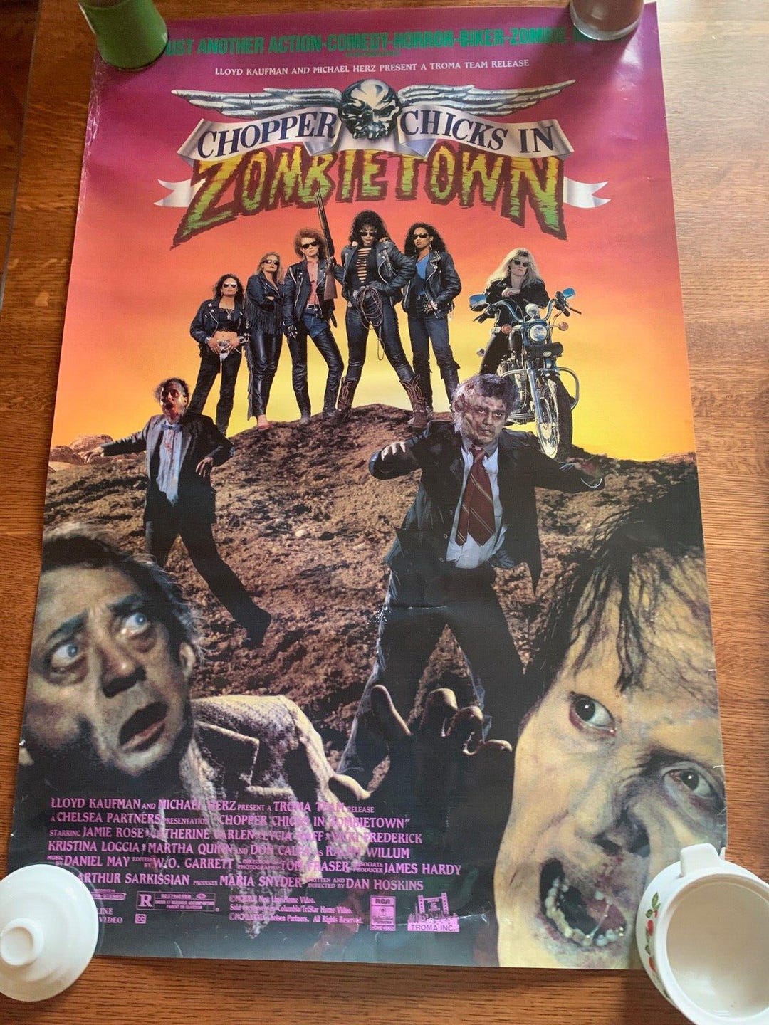 3 Original Vintage Horror Movie Posters: Chopper Chicks in Zombie Town ...