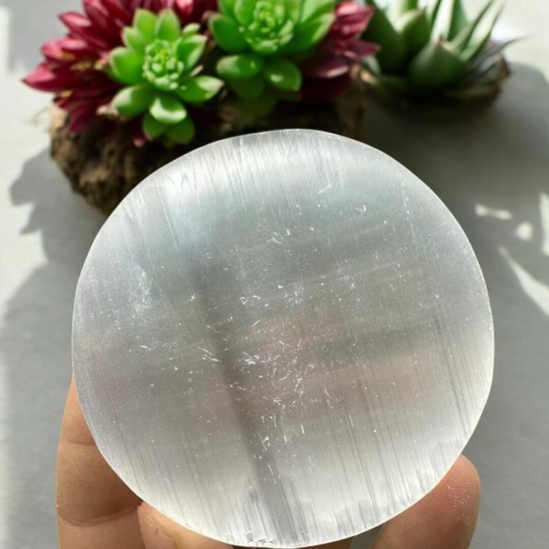 Selenite Charging Plate Healing Crystal Charging Selenite Plate Natural ...