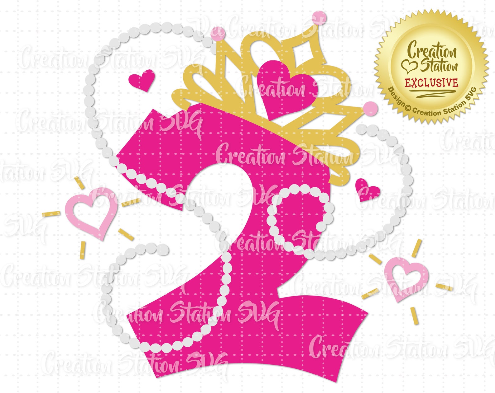 SVG Princess Tiara Numbers Set 0-9 Crown Cut File for HTV - Etsy