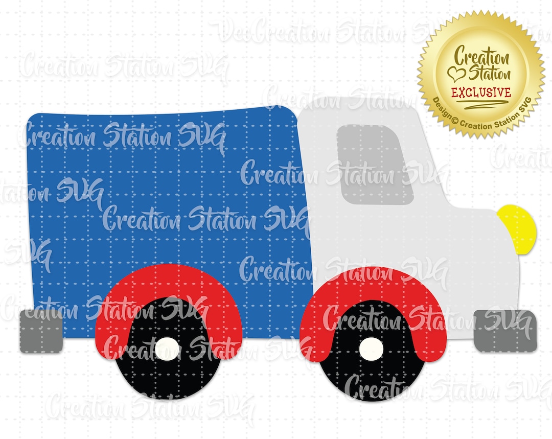 SVG Box Truck Vehicle Cut File for HTV Vinyl Paper Scrapbooking Png ...