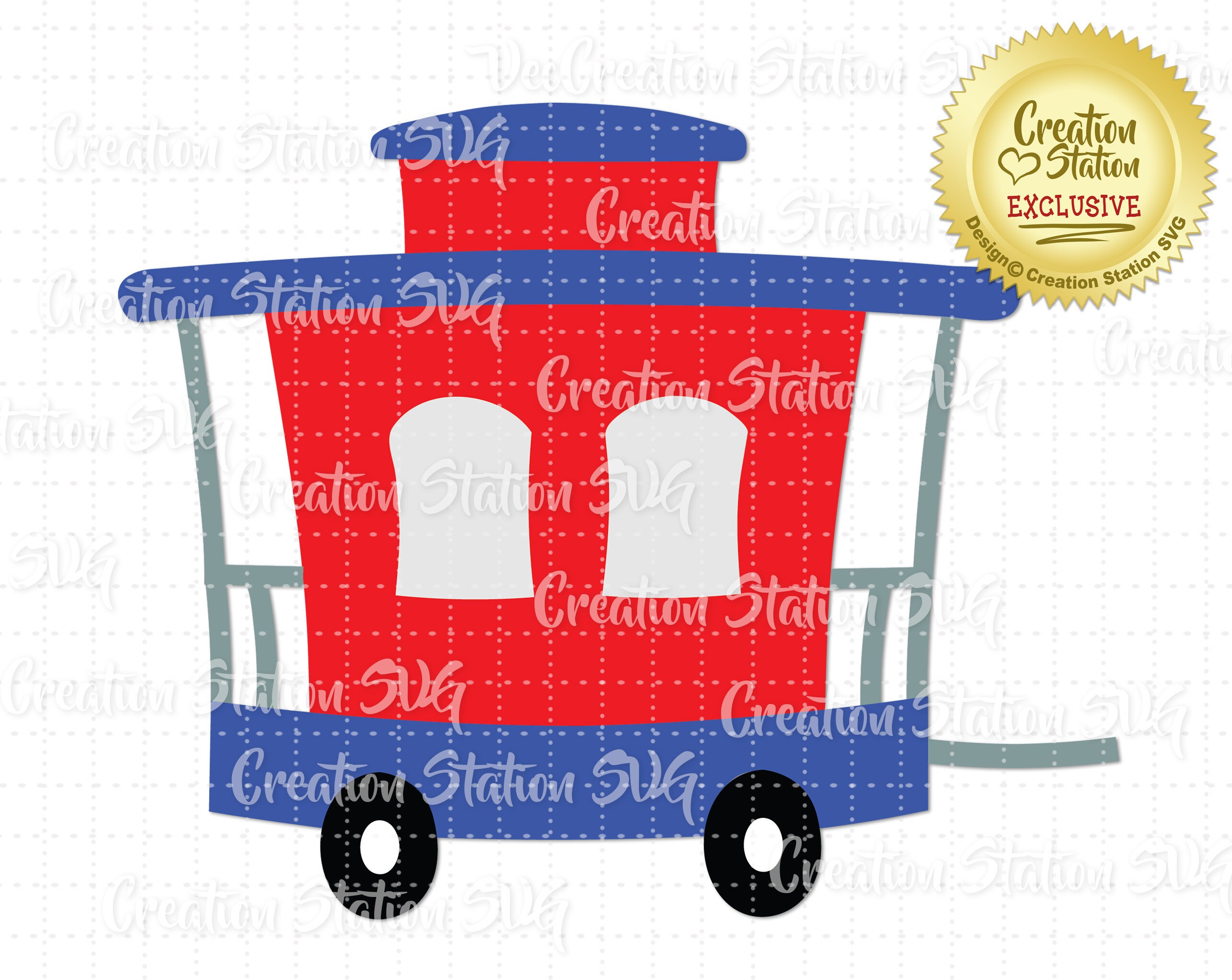 SVG Small Train Set Engine Tender Caboose Cut File for HTV - Etsy UK