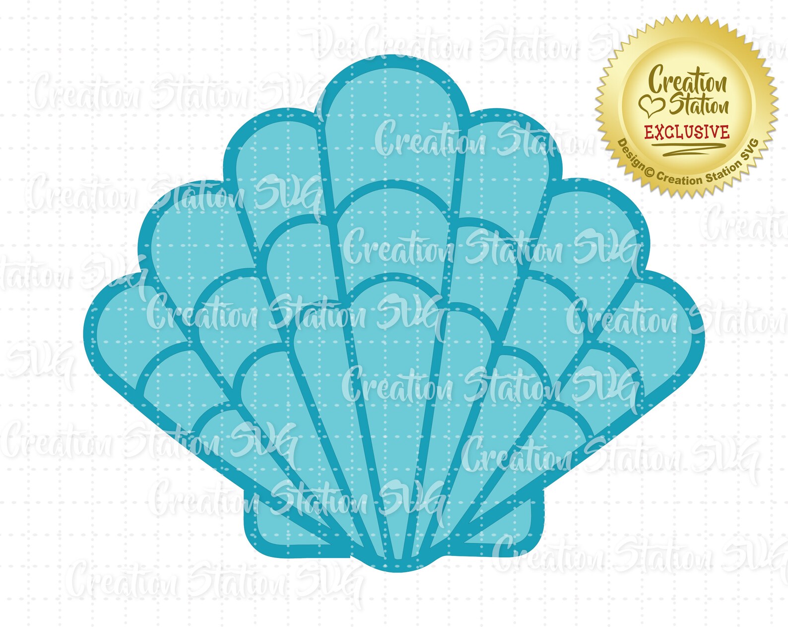 SVG Shell Set Cut File for HTV Vinyl and Paper Seashell Ocean | Etsy