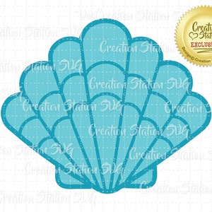 SVG Shell Set Cut File for HTV Vinyl and Paper Seashell Ocean Beach ...