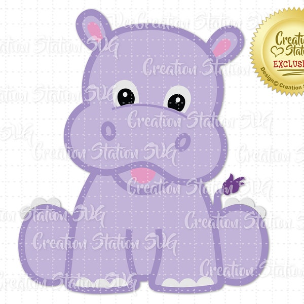 Die Cut Hippo - Etsy