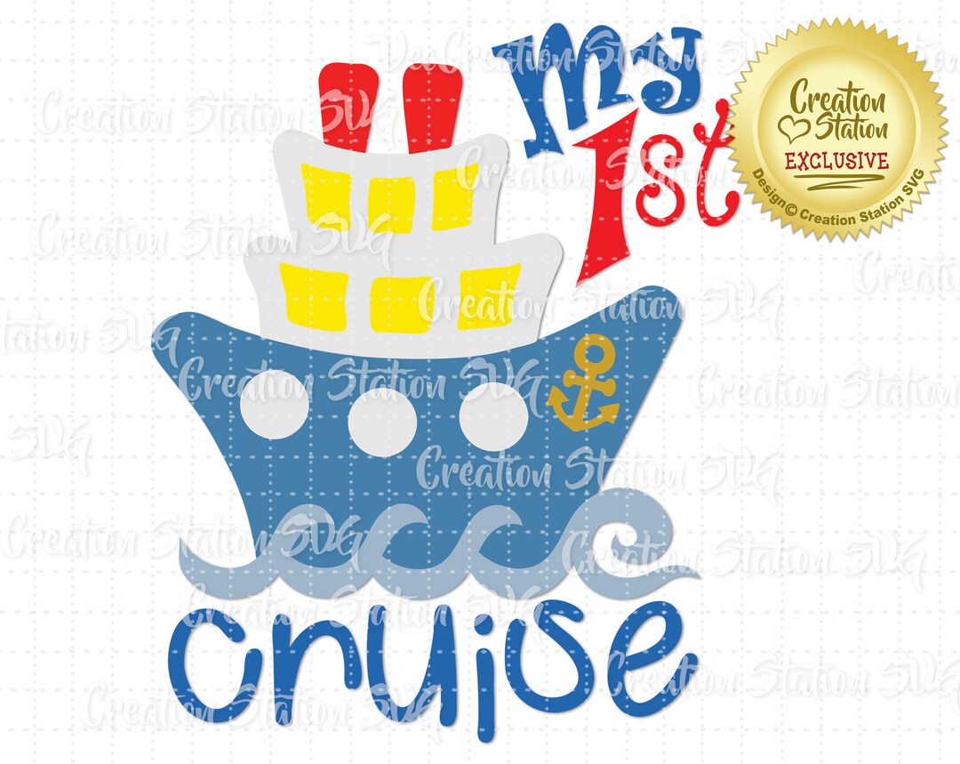 SVG Baby My 1st Cruise Cut File for HTV Vinyl and Paper Scrapbooking ...