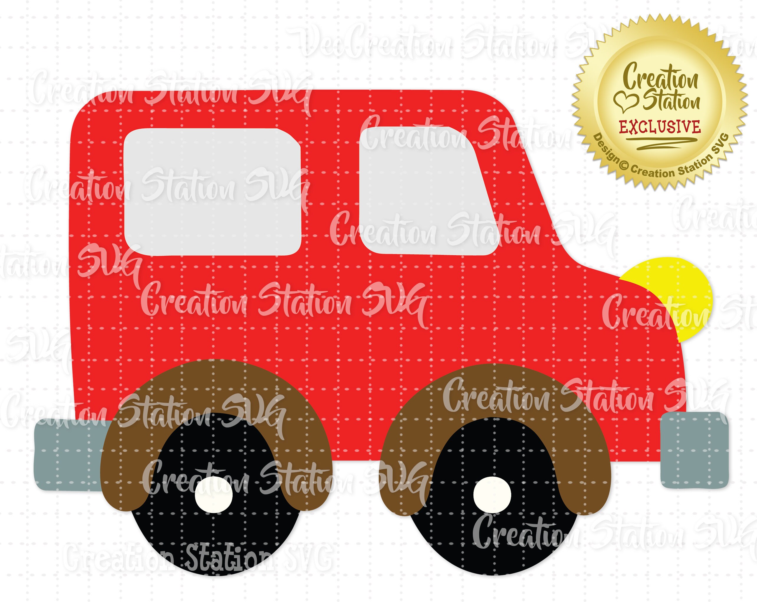 SVG Van Vehicle Cut File for HTV Vinyl Png Eps Dxf Vector | Etsy