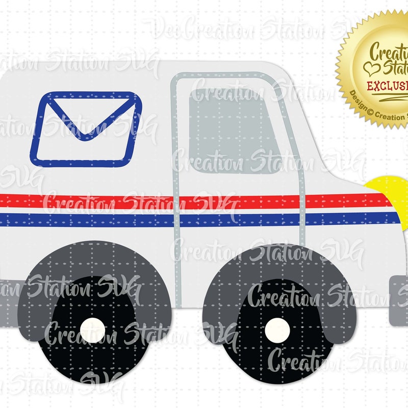 Mail Truck Svg - Etsy