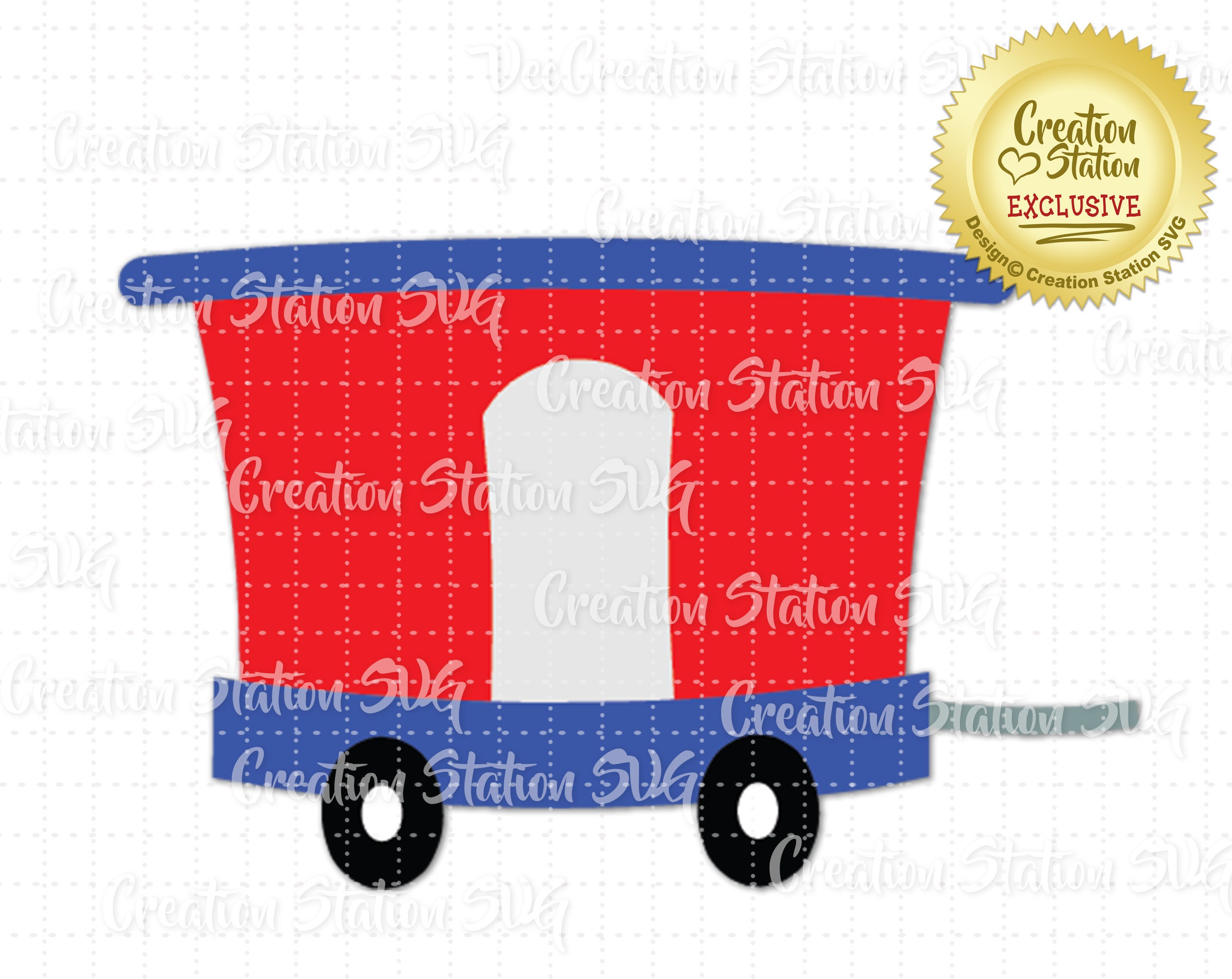 SVG Large Train Set 9 Cars Cut File for HTV Vinyl Paper - Etsy