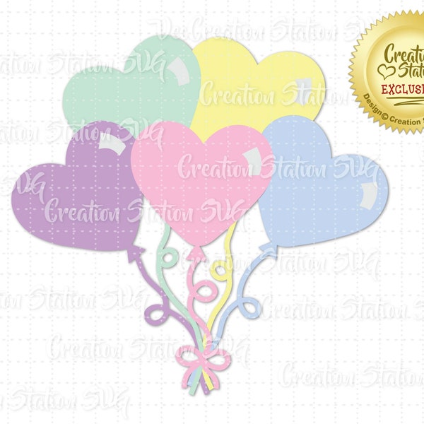 Heart Cluster Svg - Etsy