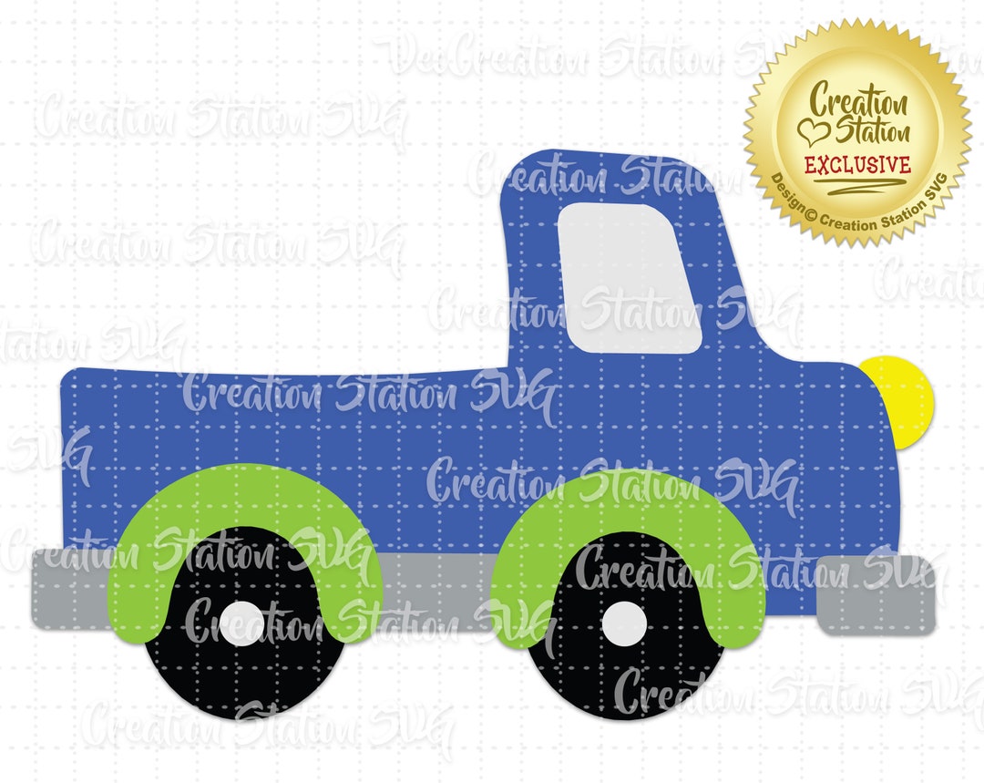 SVG Pickup Truck Vehicle Cut File for HTV Vinyl Paper Scrapbooking Png ...