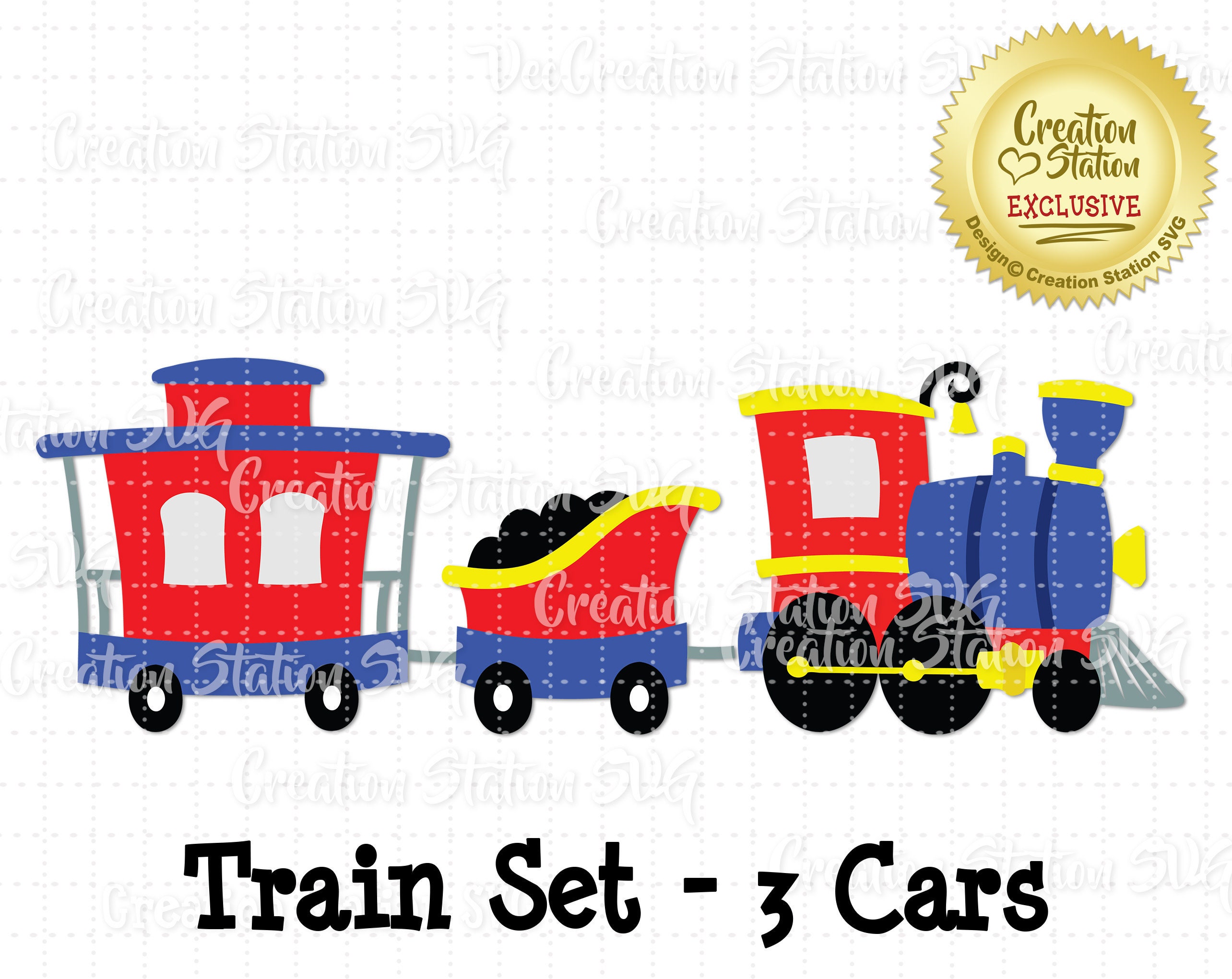 Long Train Clipart Animated