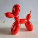 Red | Tabletop Balloon Dog Sculpture | Handcrafted Dog Figurine ...
