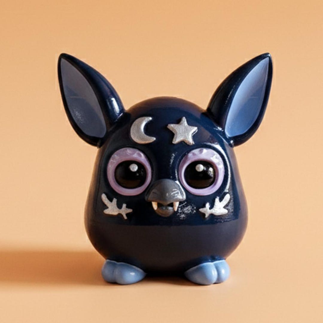 Hand-painted 3D Printed Monster Figurine: Quirky Desk Decor - Etsy