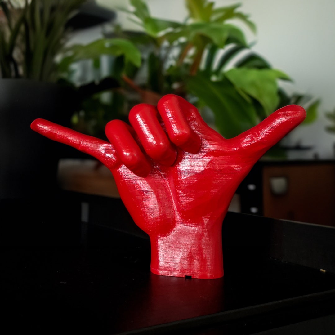 Hawaiian Shaka Hand Sculpture | Handcrafted Hawaiian Sign | Decorative ...