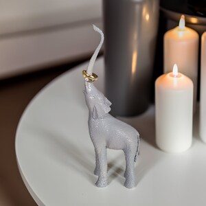 Elephant Ring Holder | Handcrafted Elephant Sculpture | Decorative ...