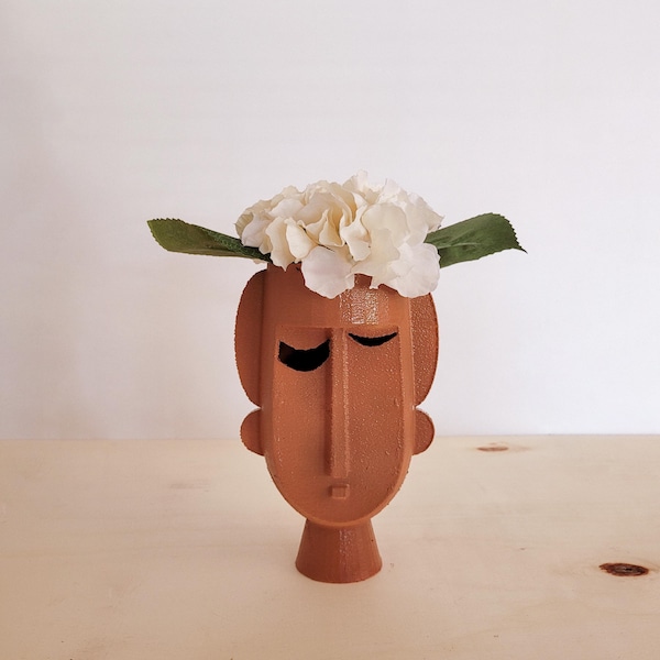 Abstract Face Vase - Etsy