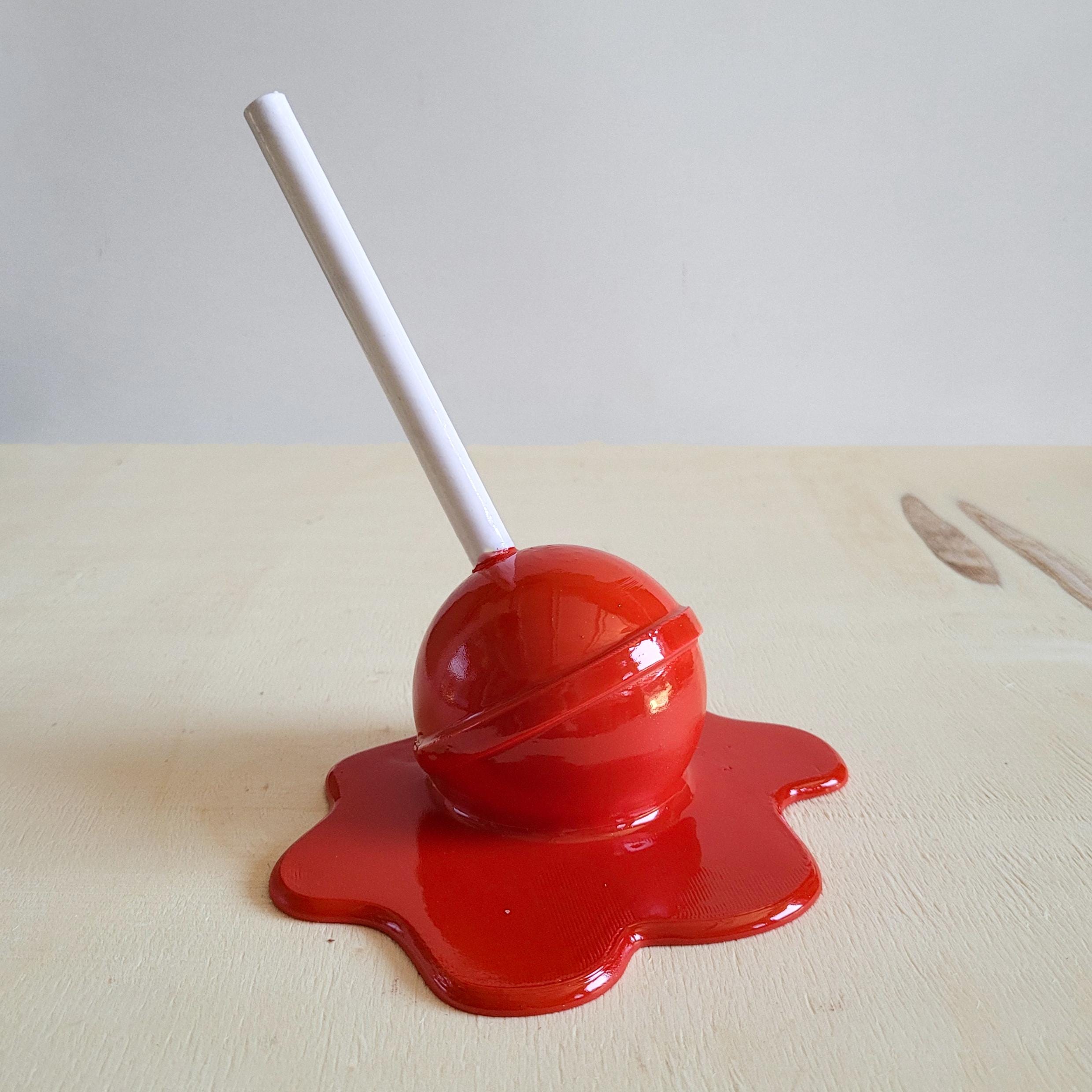 Red | Melting Lollipop Ring Holder | Handcrafted Candy Inspired ...