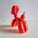 Red | Tabletop Balloon Dog Sculpture | Handcrafted Dog Figurine ...