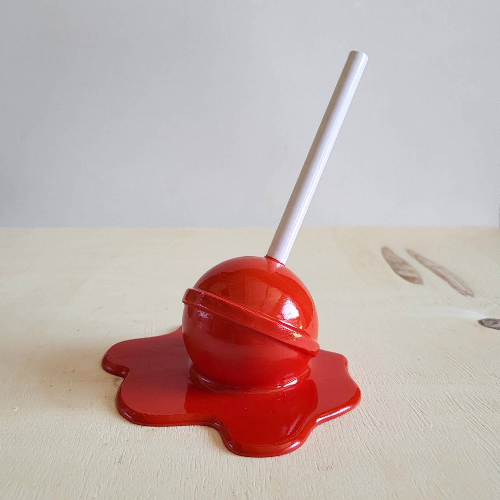 Red | Melting Lollipop Ring Holder | Handcrafted Candy Inspired ...