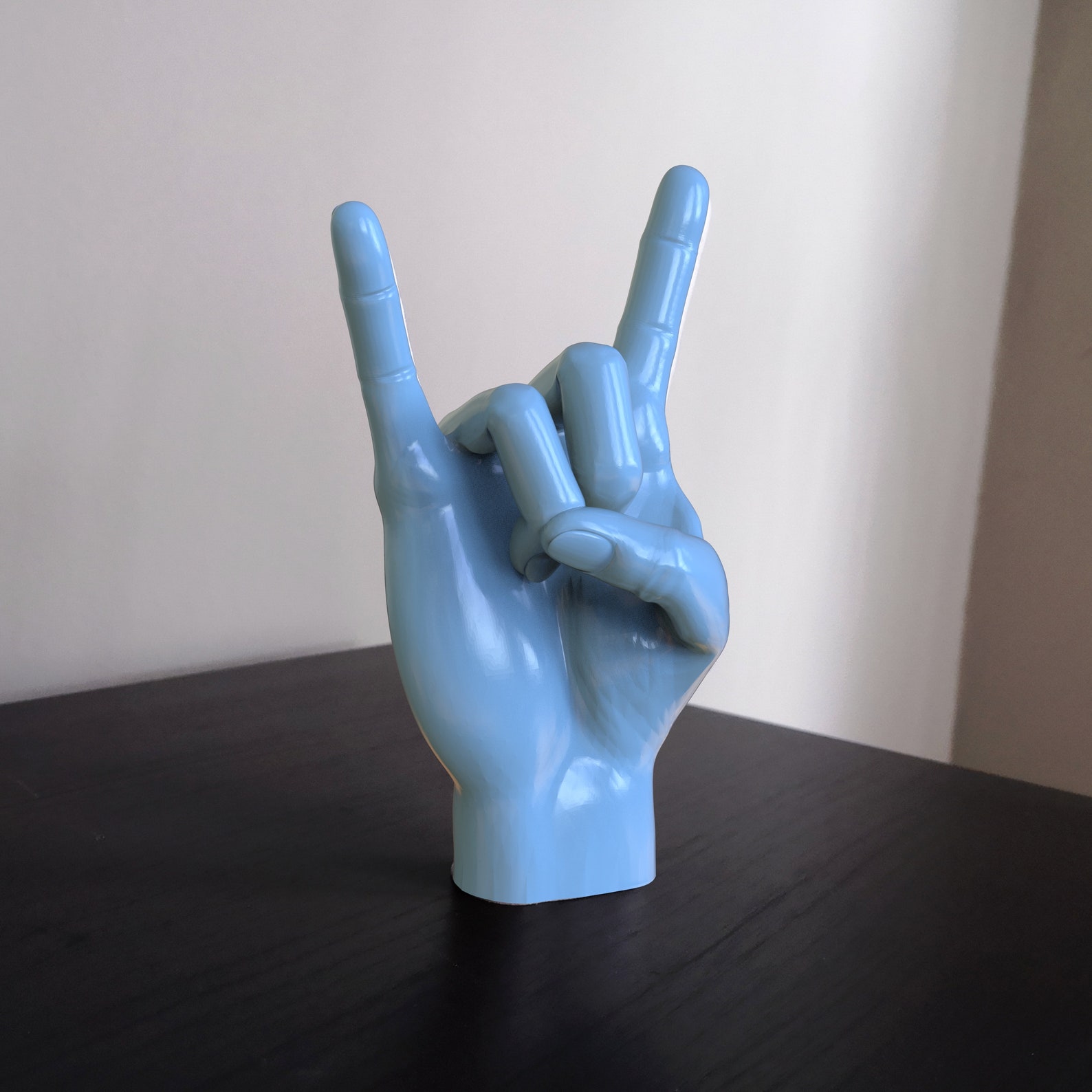 Metal Hand in Pastel Colors Metal Sign Hand Sculpture | Etsy