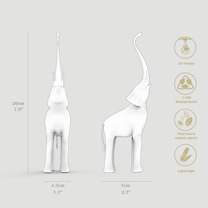 Elephant Ring Holder | Handcrafted Elephant Sculpture | Decorative ...