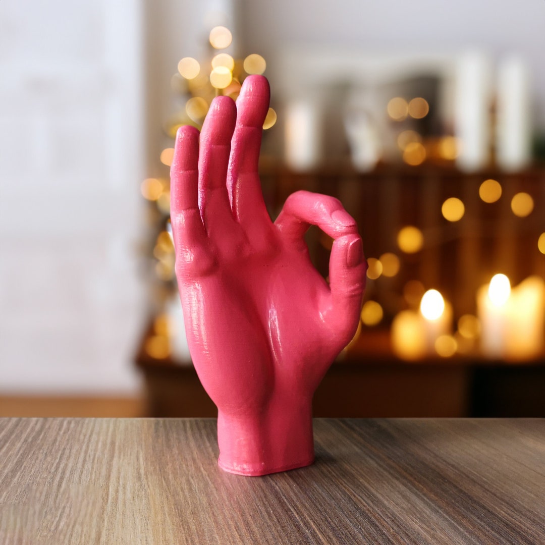 OK Hand Sculpture | Handcrafted OK Sign | Decorative Hand Sculpture ...
