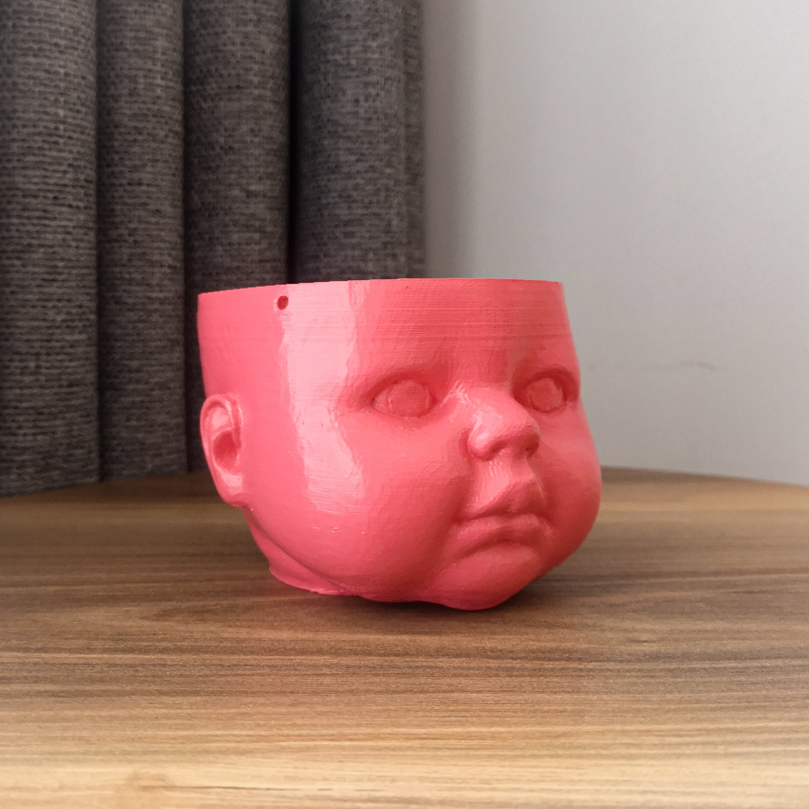 Baby Doll Planter Hanging Head Pot Cactus Planter - Etsy