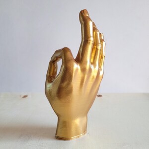 Antique Gold | OK Hand Sculpture | Handcrafted OK Sign | Decorative ...