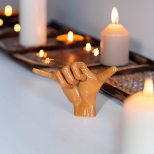 Hawaiian Shaka Hand Sculpture | Handcrafted Hawaiian Sign | Decorative ...