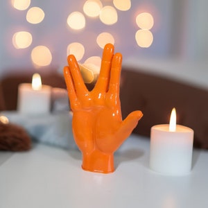 Handcrafted Spock Hand Vulcan Salute Sign | Decorative Star Trek ...