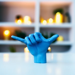 Hawaiian Shaka Hand Sculpture | Handcrafted Hawaiian Sign | Decorative ...