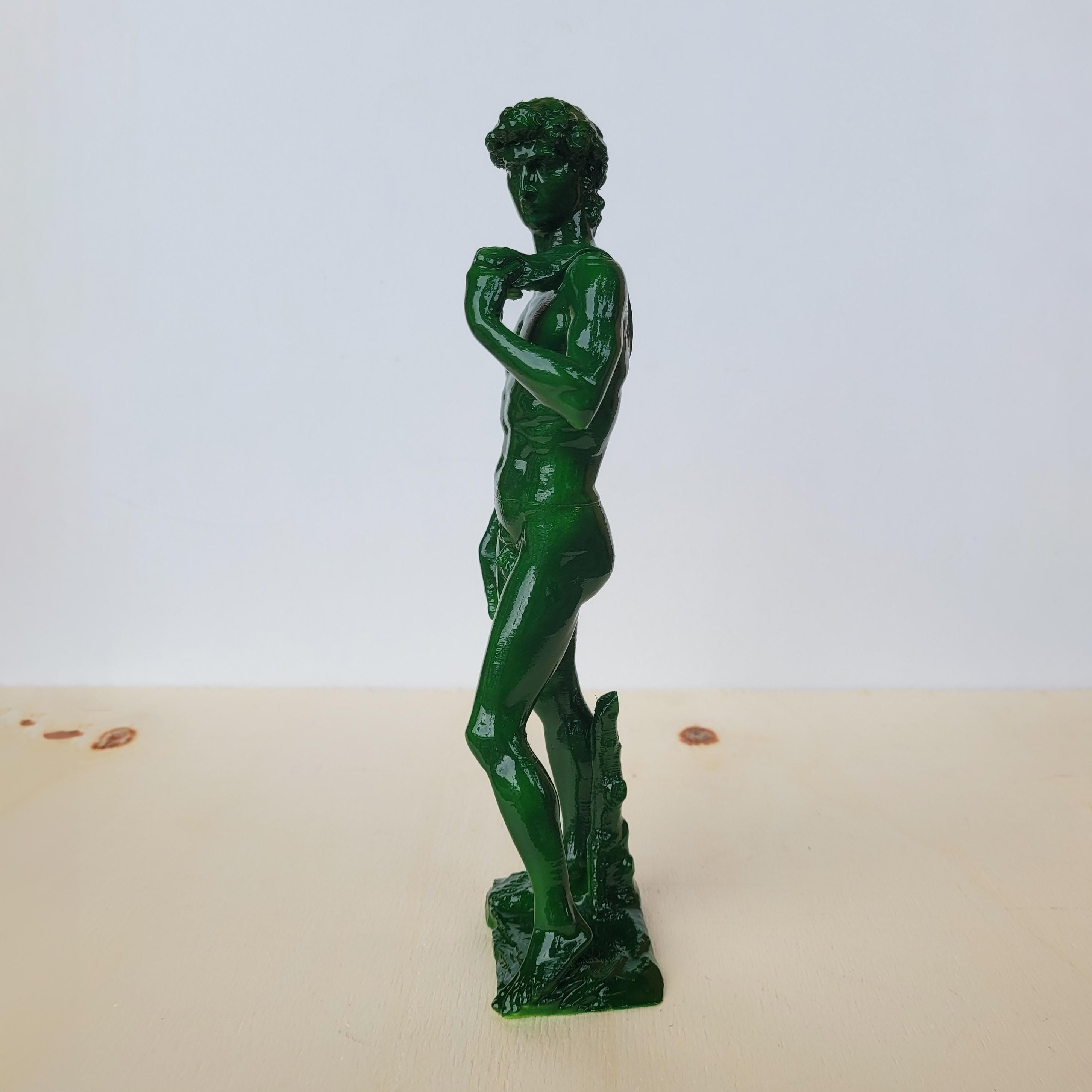 Green | Handcrafted David Sculpture | Michelangelo's Statue of David ...