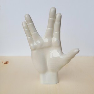 Handcrafted Spock Hand Vulcan Salute Sign | Decorative Star Trek ...