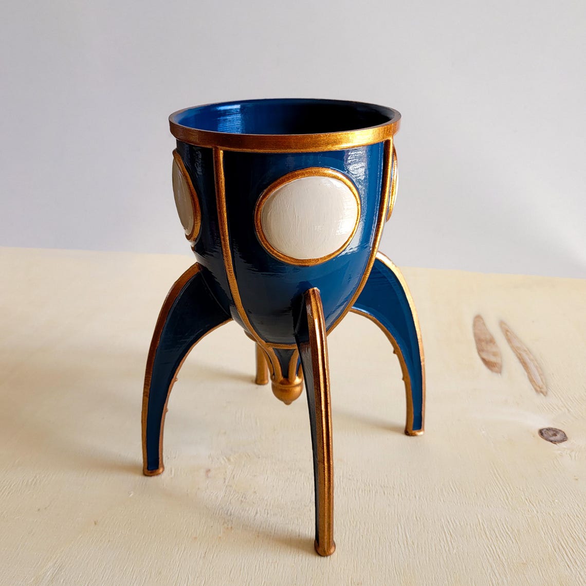Rocket Planter | Retro Space Pot | 3D Printed Sci-fi Plant Holder - Etsy