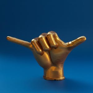 Hawaiian Shaka Hand Sculpture | Handcrafted Hawaiian Sign | Decorative ...