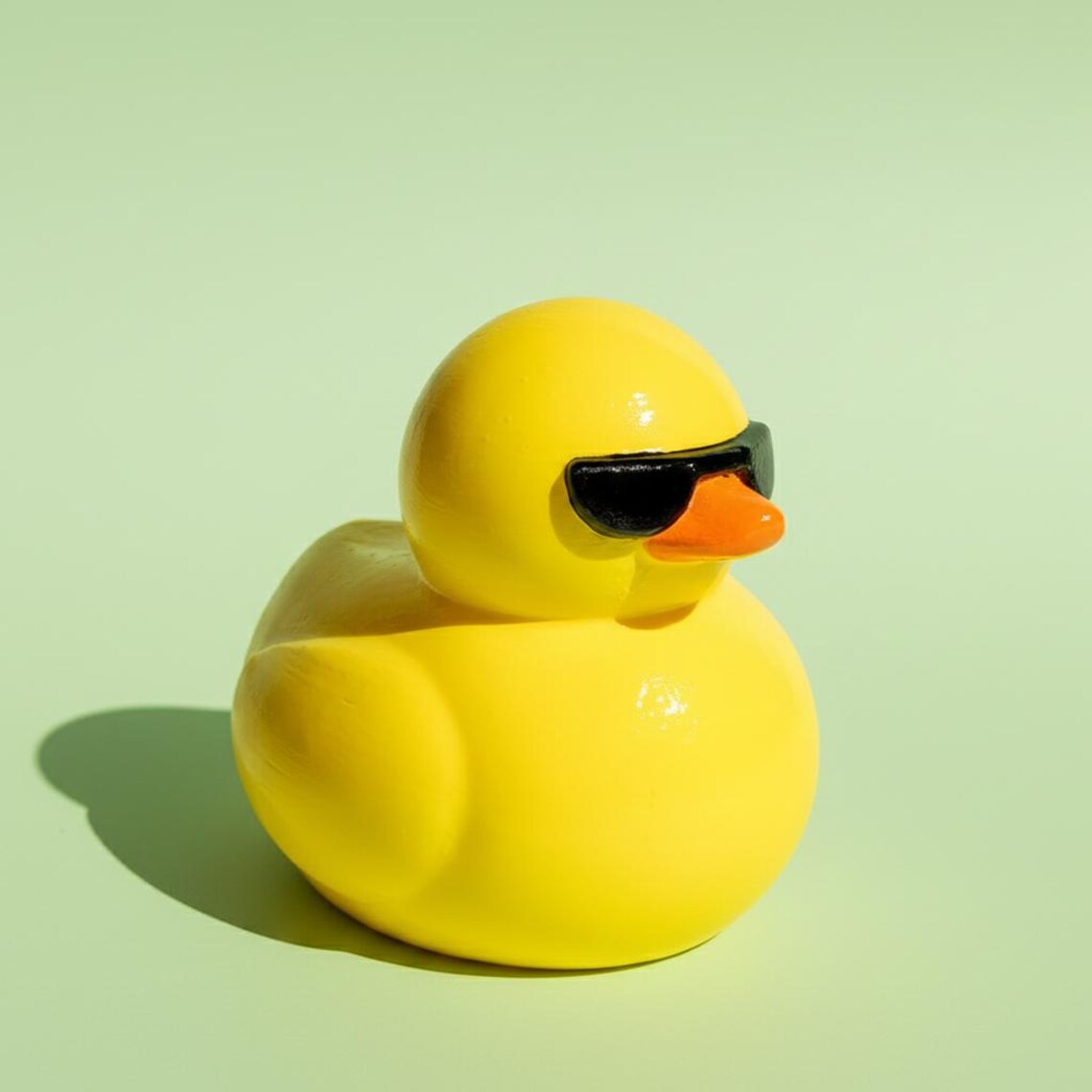 Swag Duck Rubber Duck Figurine | 10.8cm Tall | Handmade Biopolymer ...