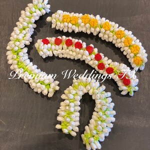 Handmade Mogra Flower Hair Gajra: Bridal Bun Accessory - 1ct - Etsy