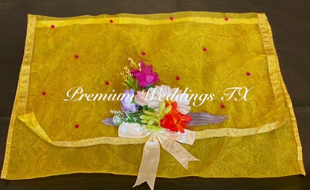 Assorted Designs Handmade Organza Saree Bag: Indian Dress Storage, 19 ...