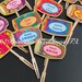 Shaadi Cupcake Toppers: Dholki Sangeet Decor, Mithai Food Picks (15ct ...