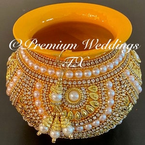1ct Small Yellow Kalash, Small Matki, Matki, Puja,puja Accessories ...