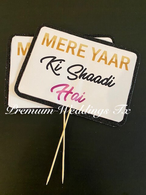 Shaadi Photo Booth Props Photo Booth Props Wedding Photo - Etsy